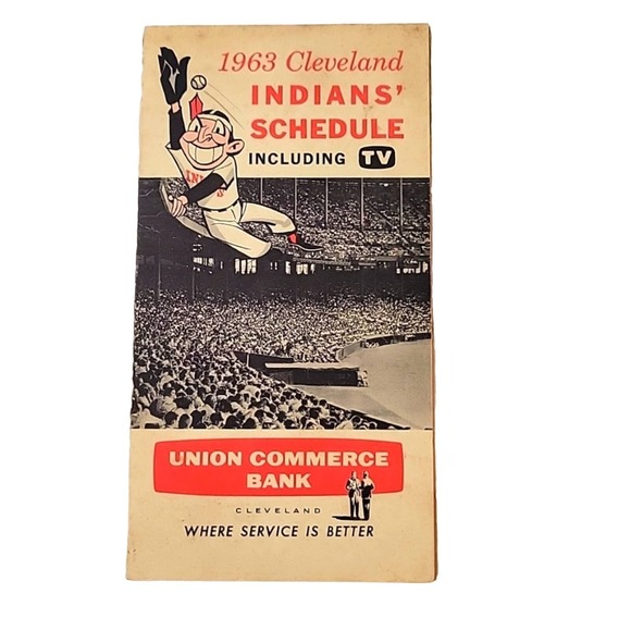 Union Commerce Bank | Other | 963 Cleveland Indians Schedule Including ...